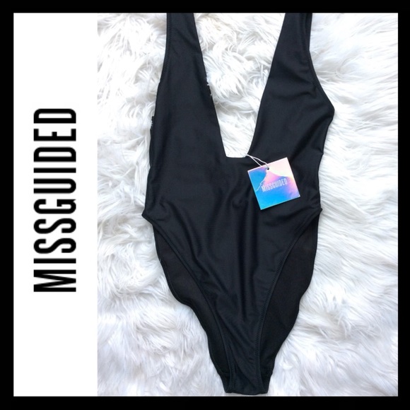 Missguided | Swim | Nwt Misguided Plunge Swimsuit | Poshmark